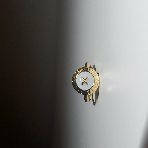 Ted Baker | Jewelry | Ted Baker Baby Blue And Gold Ester Enamel Button ...